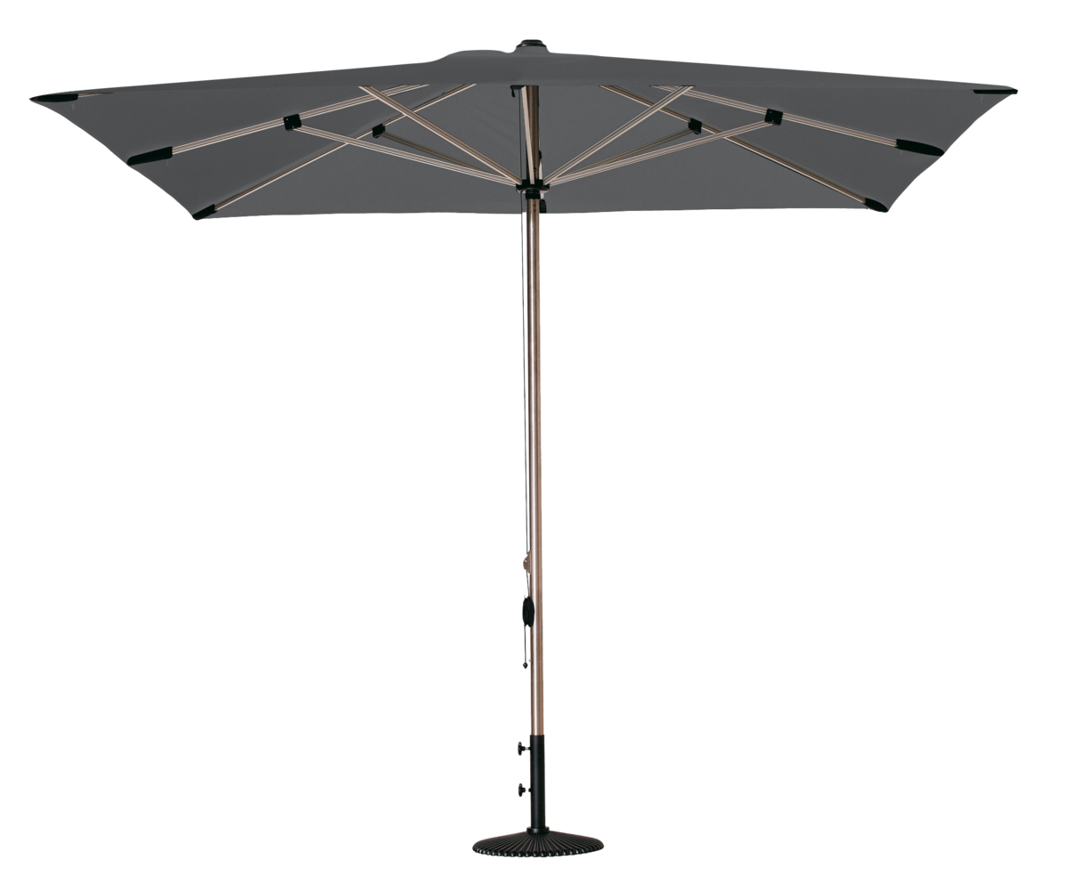 Parasol professionnel rectangulaire 3x2m